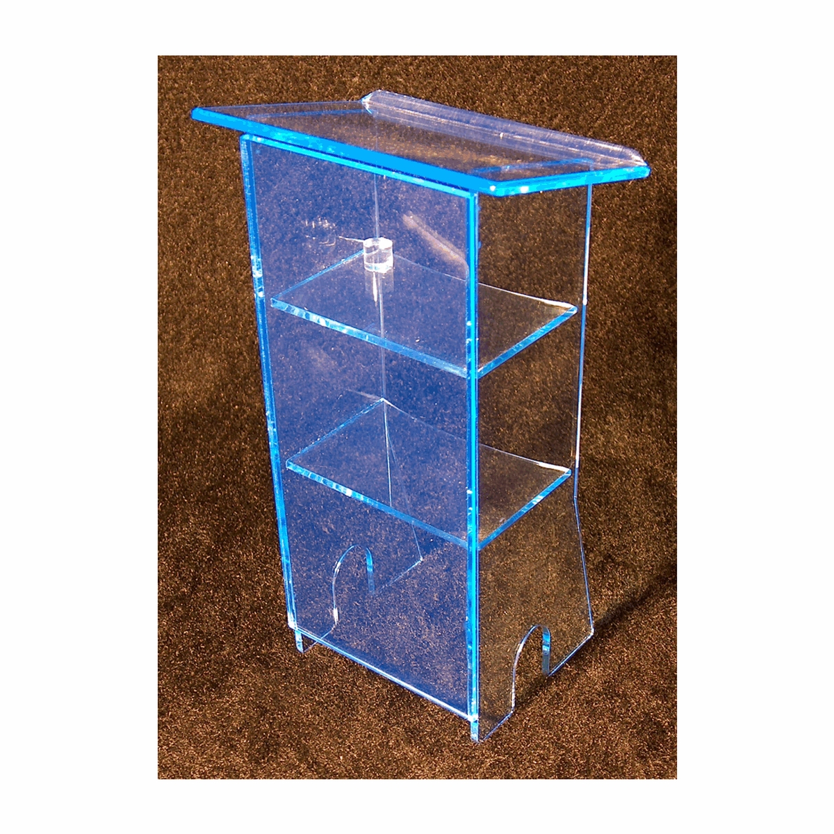 Púlpito de Acrilico Moisés Azul
