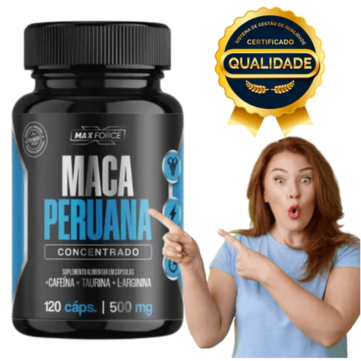 Maca Peruana -120 Cáps. 2000Mg