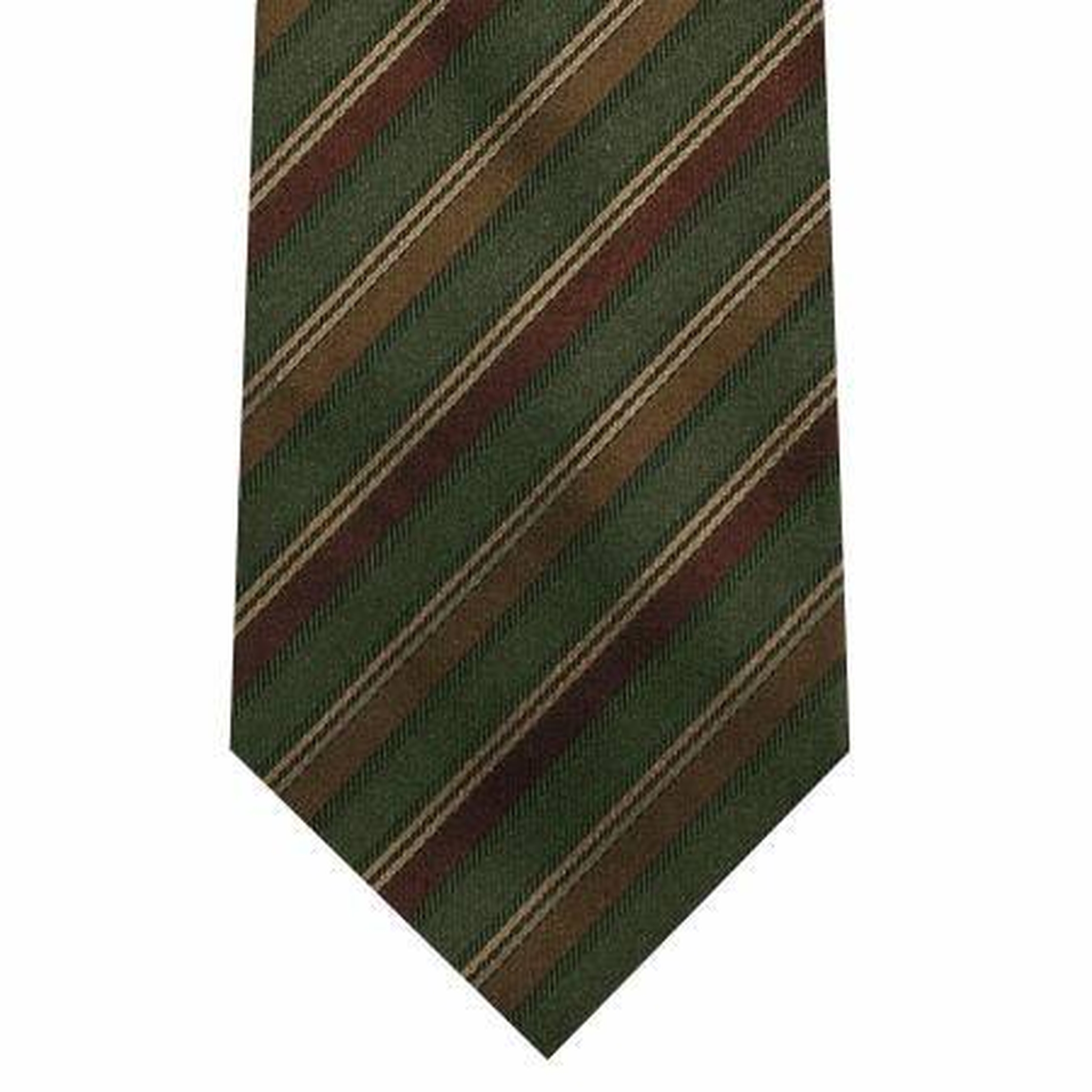 GRAVATA 100% SEDA JACQUARD PIERRE CARDIN - VERDE MÉDIO