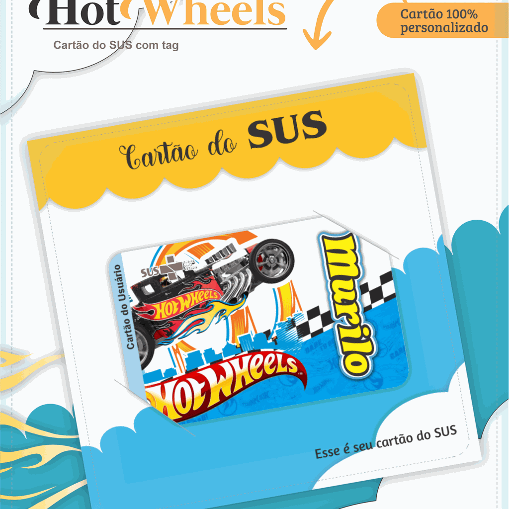 Arquivo Digital Caderneta e Cartão do Sus Hot Wheels – AlfaCrafter