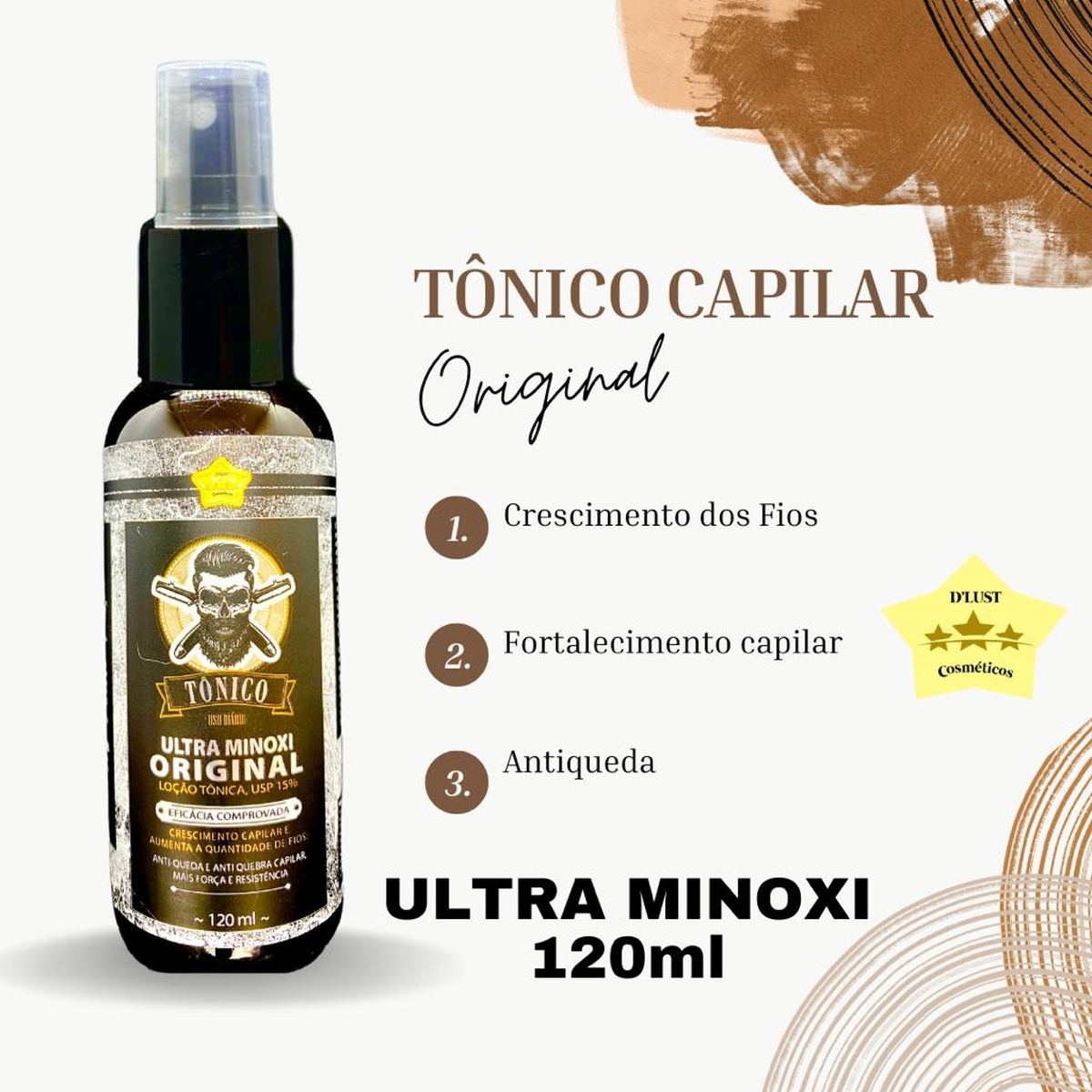 Kit 10 Tônico ULTRAMINOXI Crescimento 120ml