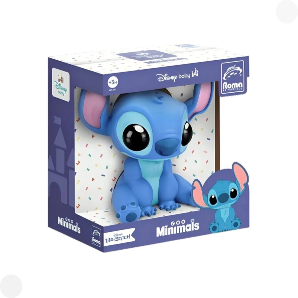 Boneco Stitch Disney Baby Minimals Roma – Vinil Colecionável