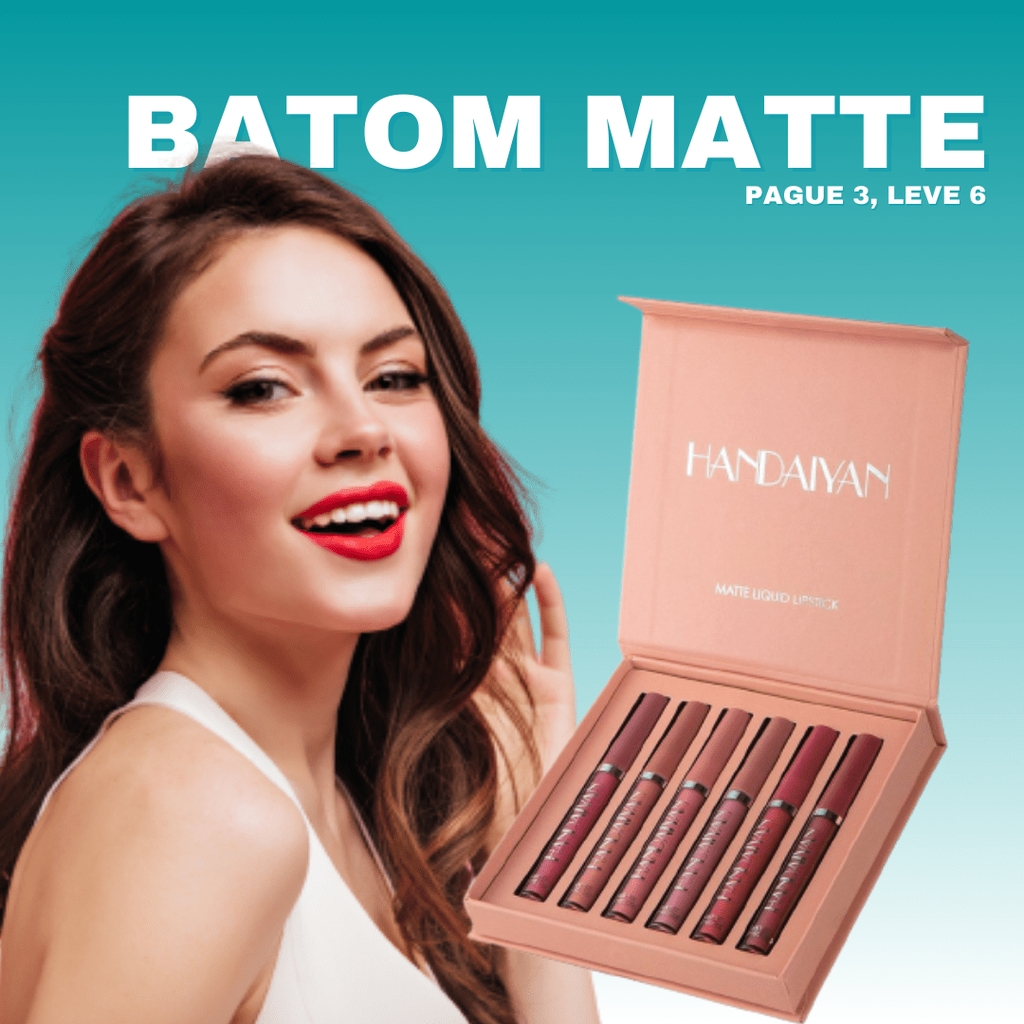 Kit batom matte longa duração