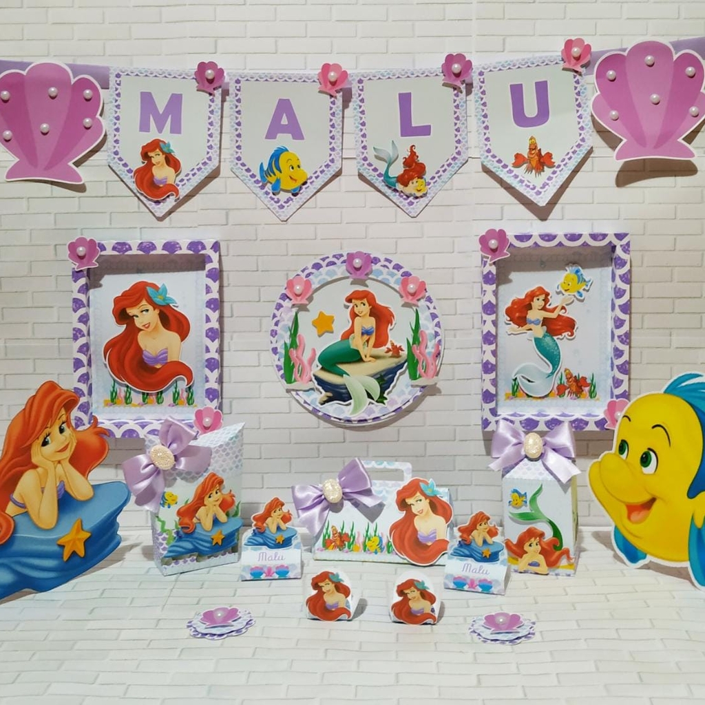 Arquivo de Corte 7 Kits Combo Ariel - Pequena Sereia – AlfaCrafter
