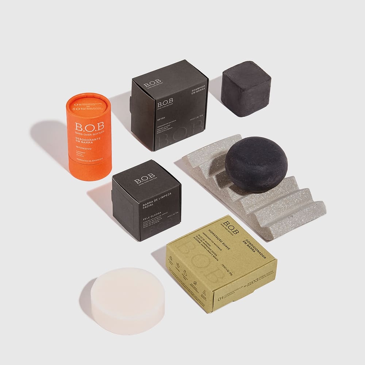 Kit Boy Luxo: Detox Barba, Cabelo e Axilas | B.O.B