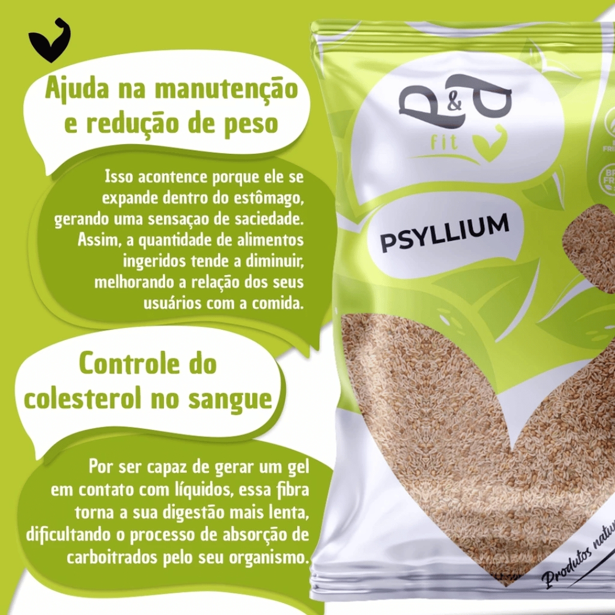 Psyllium fibra solúvel 120 capsulas legitimo