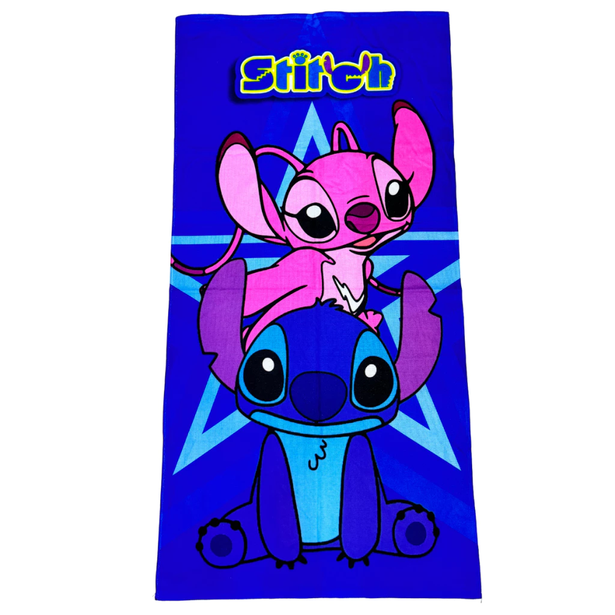 Kit Toalha Banho e Rosto Stitch Infantil | Disney Angel