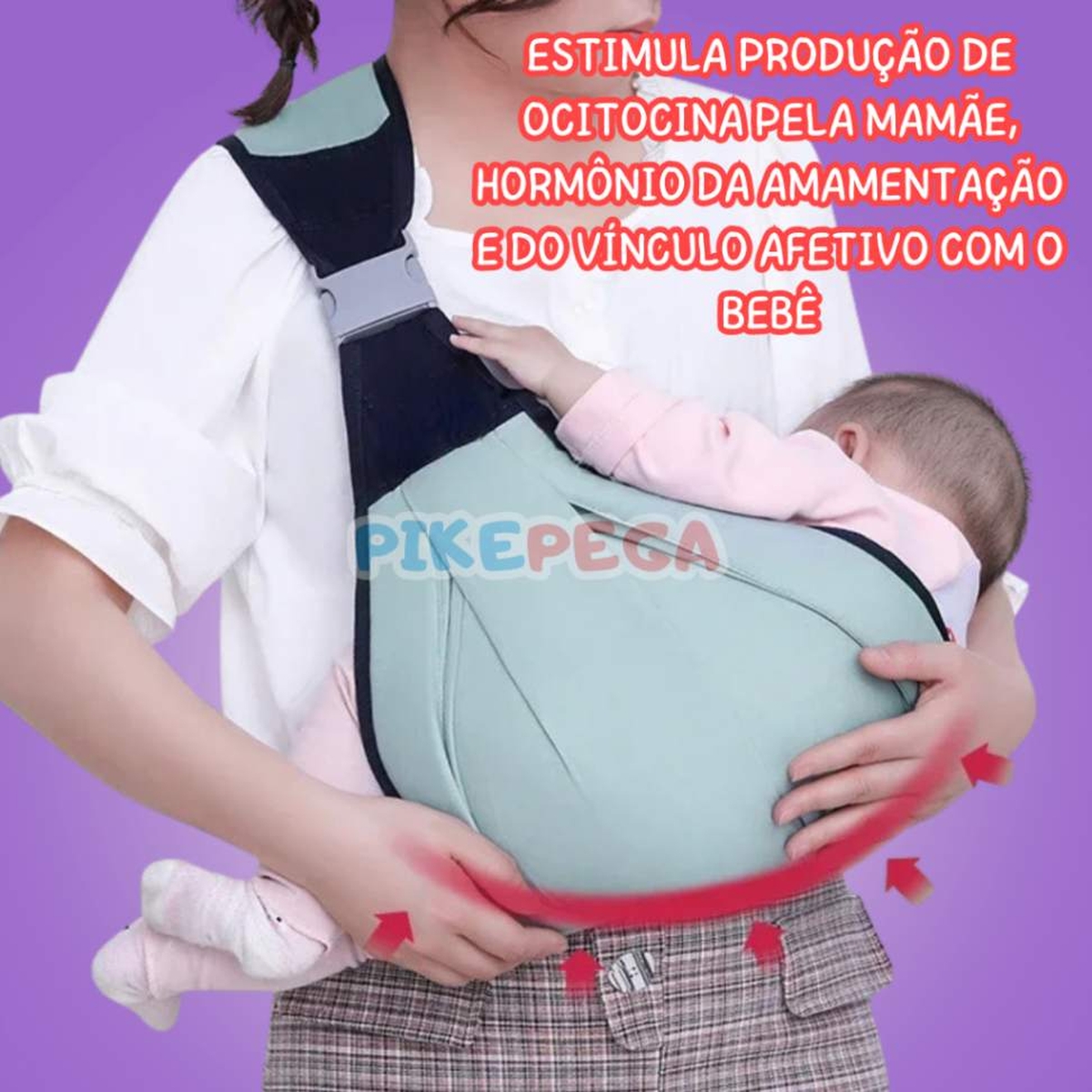 Baby Cangu® - O Canguru Suporte para Bebê que Todos os Pais Amam | PikePega