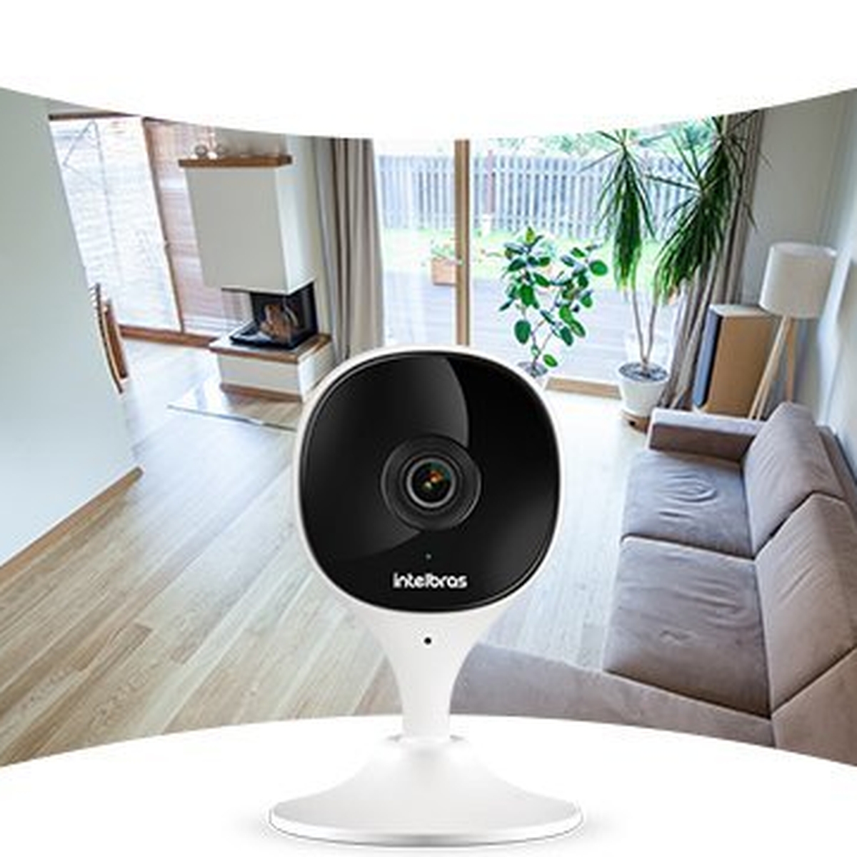 Câmera interna Wi-Fi Full HD iMX INTELBRAS